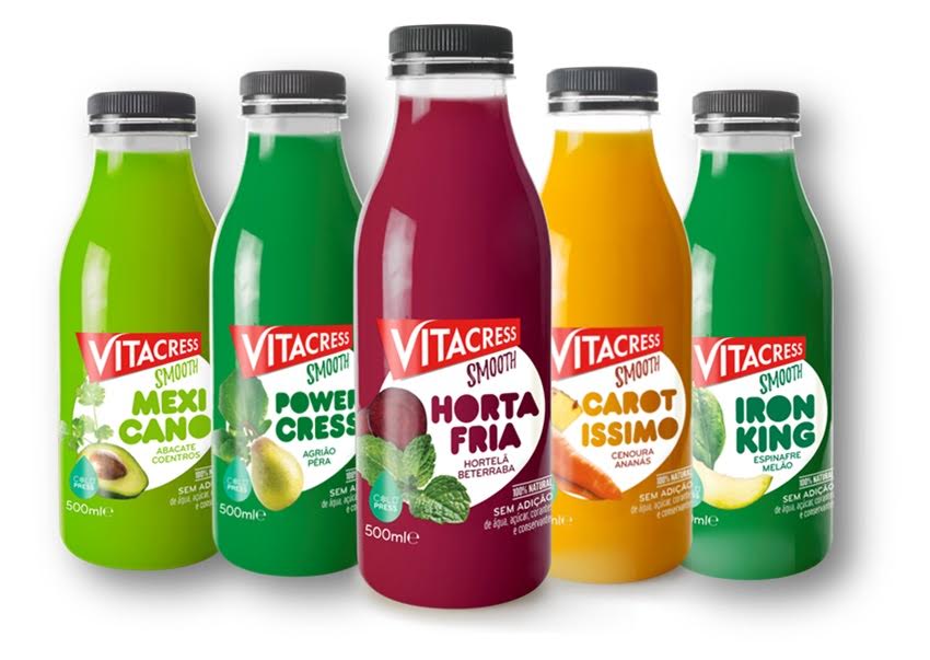 Sumos de frutas e vegetais são a nova aposta da Vitacress Portugal